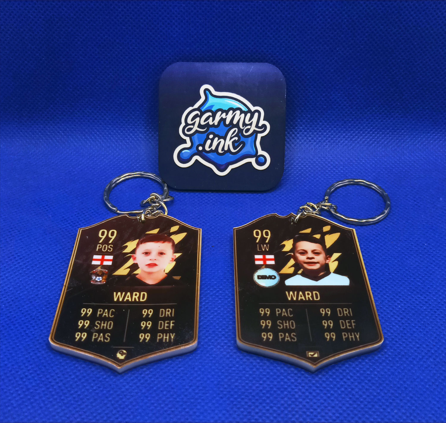 Personalised FIFA Keyring | Ultimate Team Card Gift
